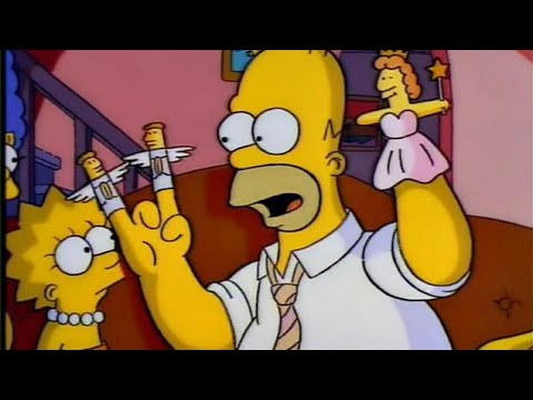 Homero explicando la operación de corazón a Bart y Lisa - Los Simpson ...