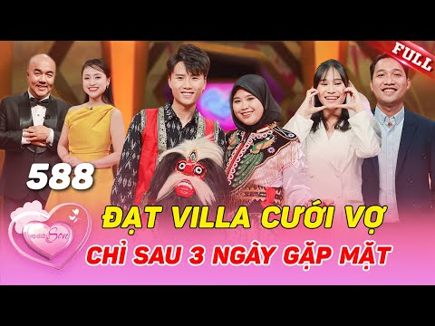 Vợ Chồng Son #588 | Đạt Villa sang Indonesia hỏi vợ chỉ sau 3 ngày gặp mặt