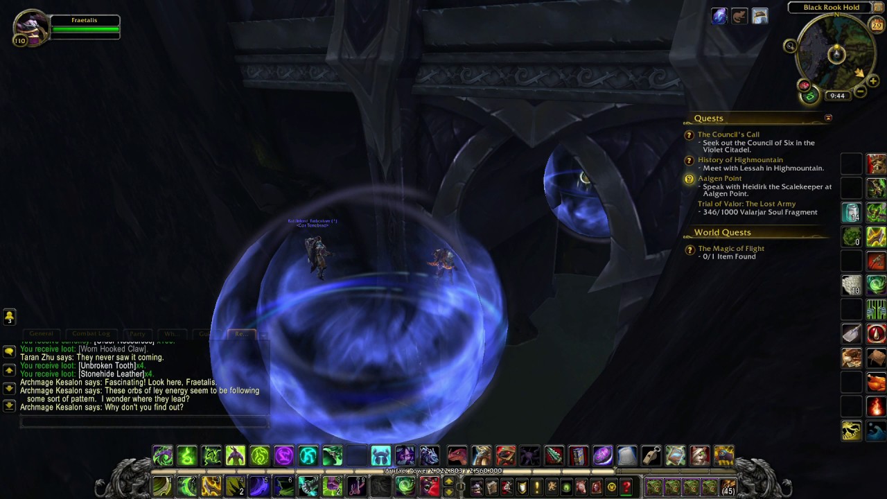 World of Warcraft The Magic of Flight Val'sharah Legion World Quest ...