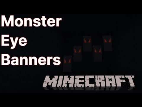 Minecraft: Monster Eye Banners - YouTube