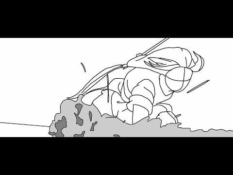 Fan Animation - Landing Scene #shots #animation #anime #entertainment