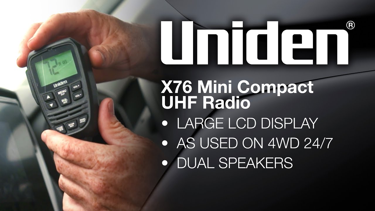 Uniden - X76 Mini Compact UHF Radio - Graham Cahill - YouTube