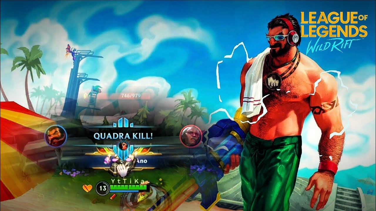 GRAVES GAMEPLAY - LOL WILD RIFT - YouTube