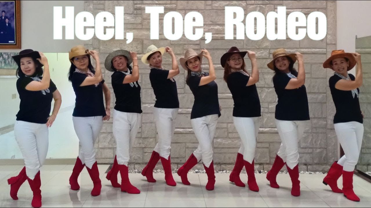 Heel, Toe, Rodeo Line Dance (demo & count) Chor : Gary O'Reilly (IRE ...