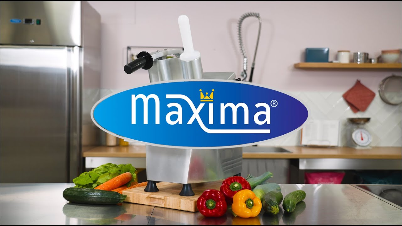 Maxima Vegetable Slicer incl 5 Cutting Disks - VC450 - YouTube