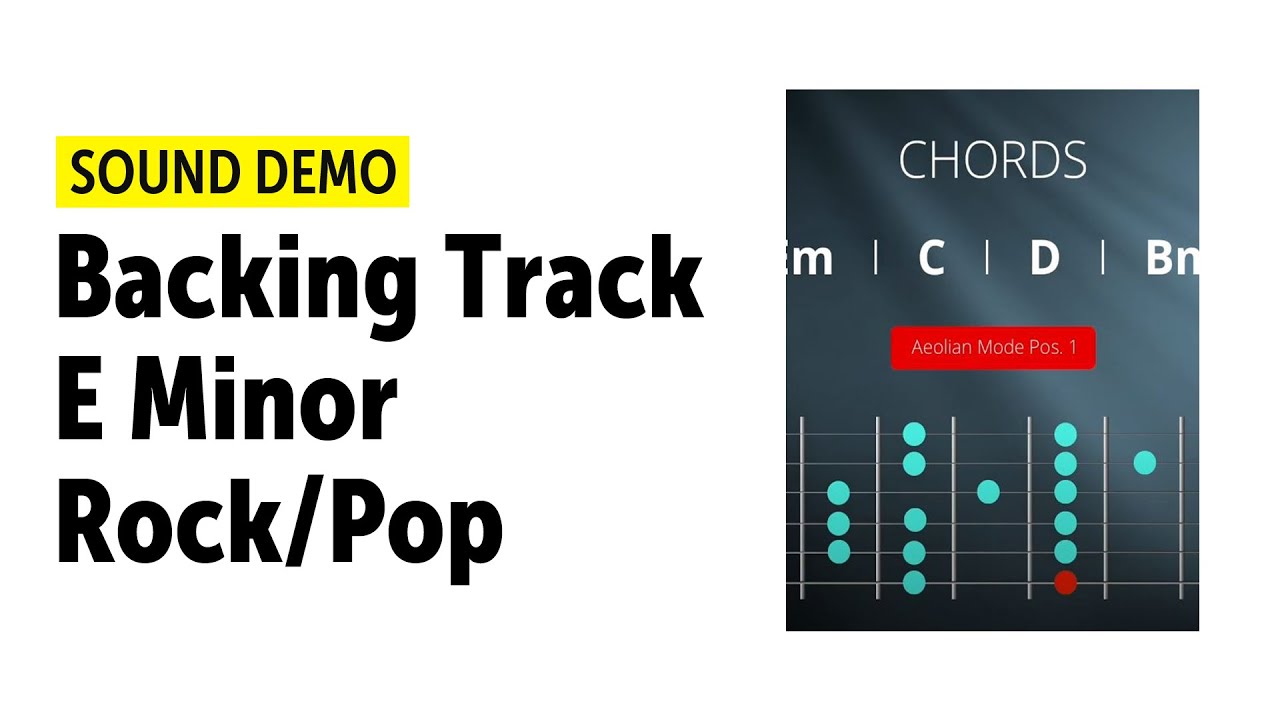 Guitar Backing Track in E minor - Rock / Pop (114 BPM) - YouTube