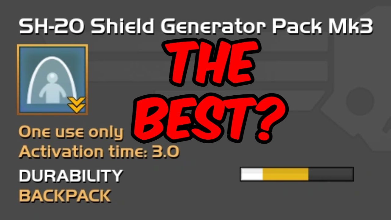 Hell Divers 2 - Shield Generator Pack is THE BEST??? - YouTube
