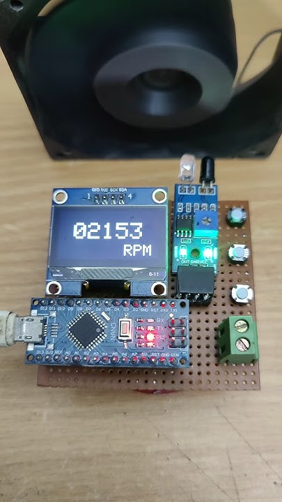 OLED RPM METER • Arduino Project #kiyanislab #tachometer # ...
