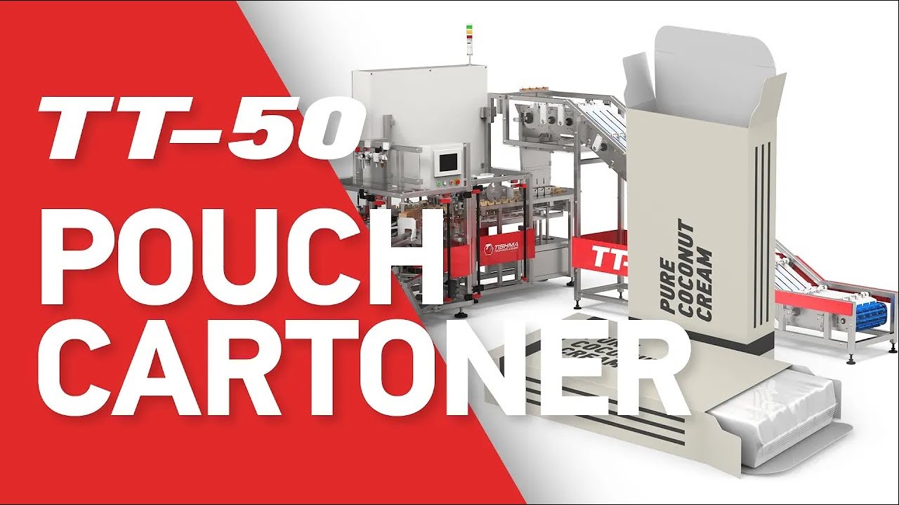 Top-Load Cartoner Machine For Coconut Cream Pouches - Model TT-50 ...