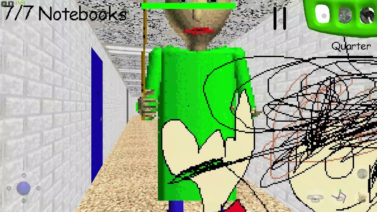 This Baldi's Basics GLITCH made me INVINCIBLE! - YouTube