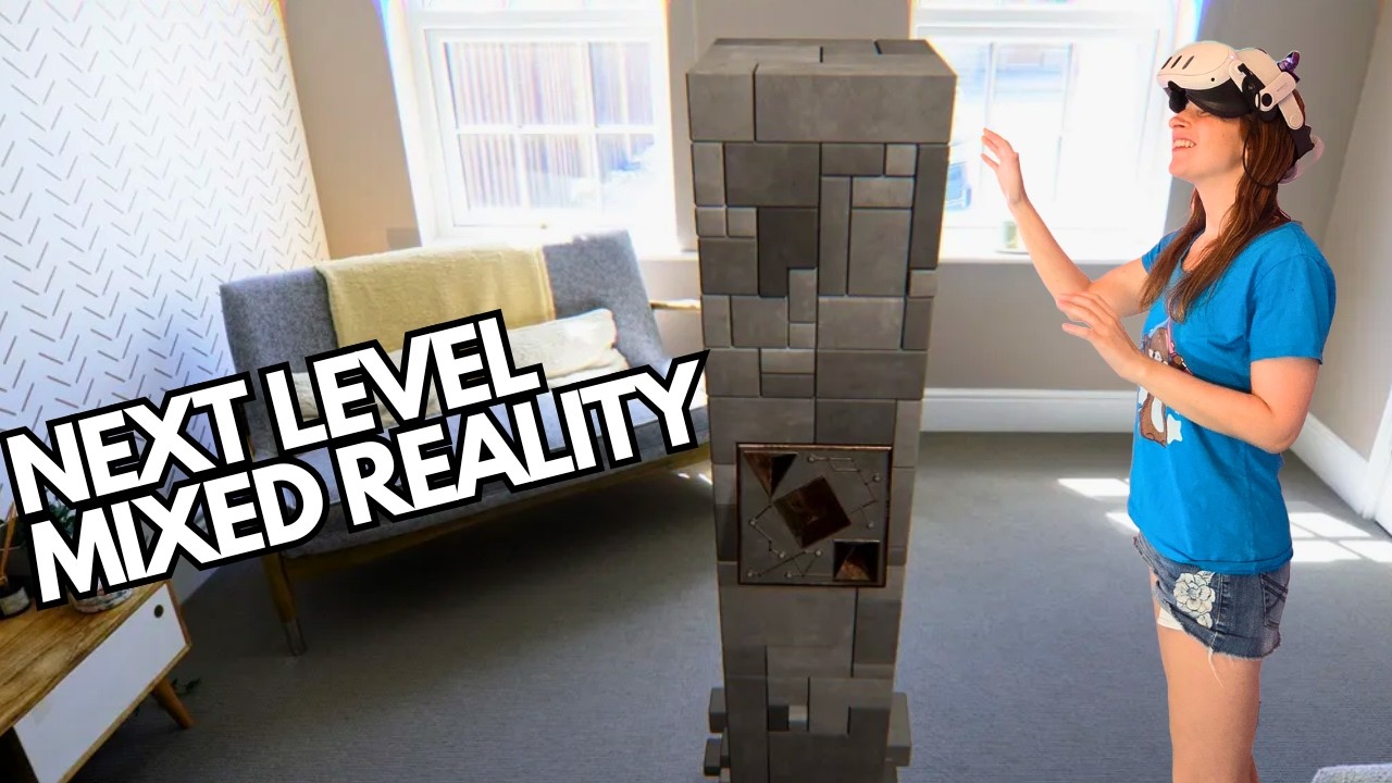 Mind-Bending Mixed Reality VR! 3D PUZZLES IN YOUR ROOM! (Infinite ...