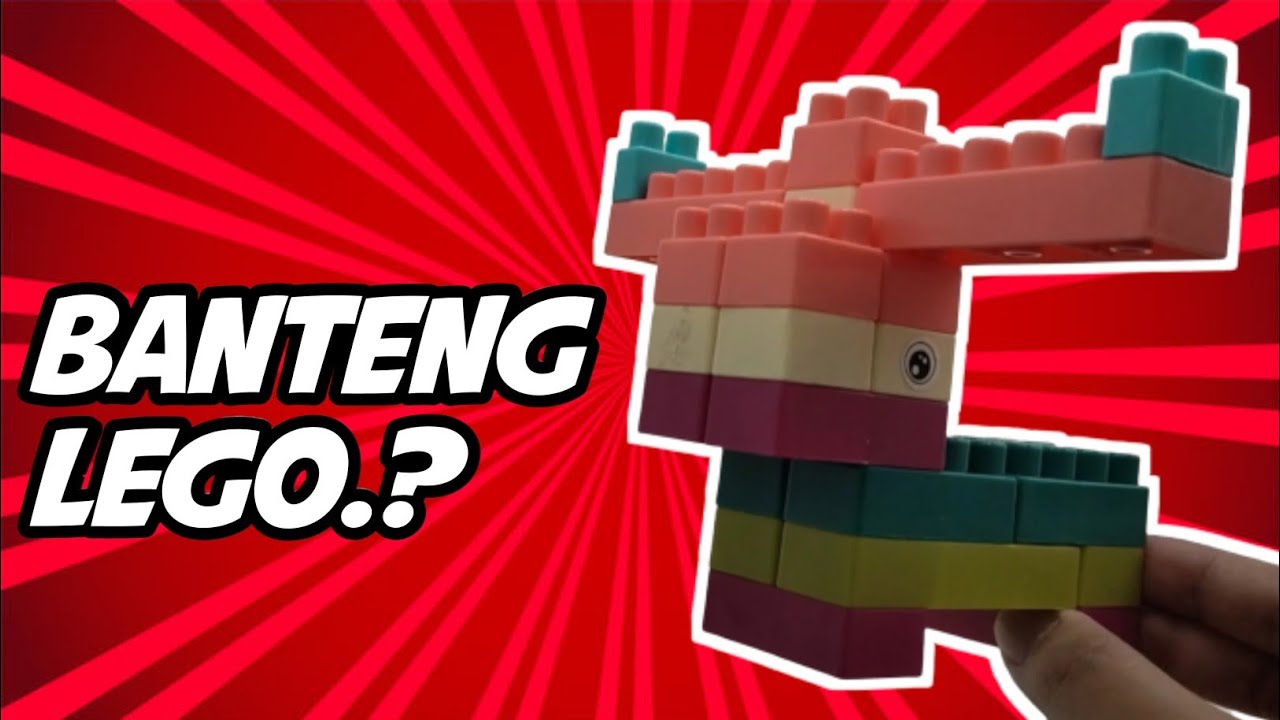 Tutorial Cara Membuat Banteng dari lego lucu sekali - YouTube