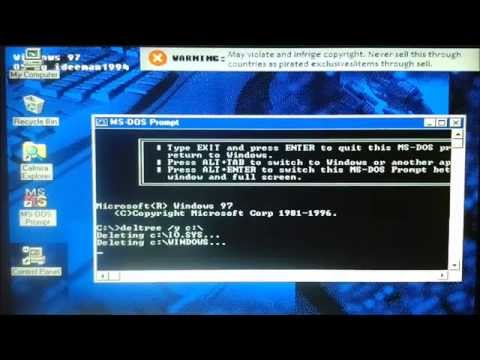 Windows 97 Destruction - YouTube