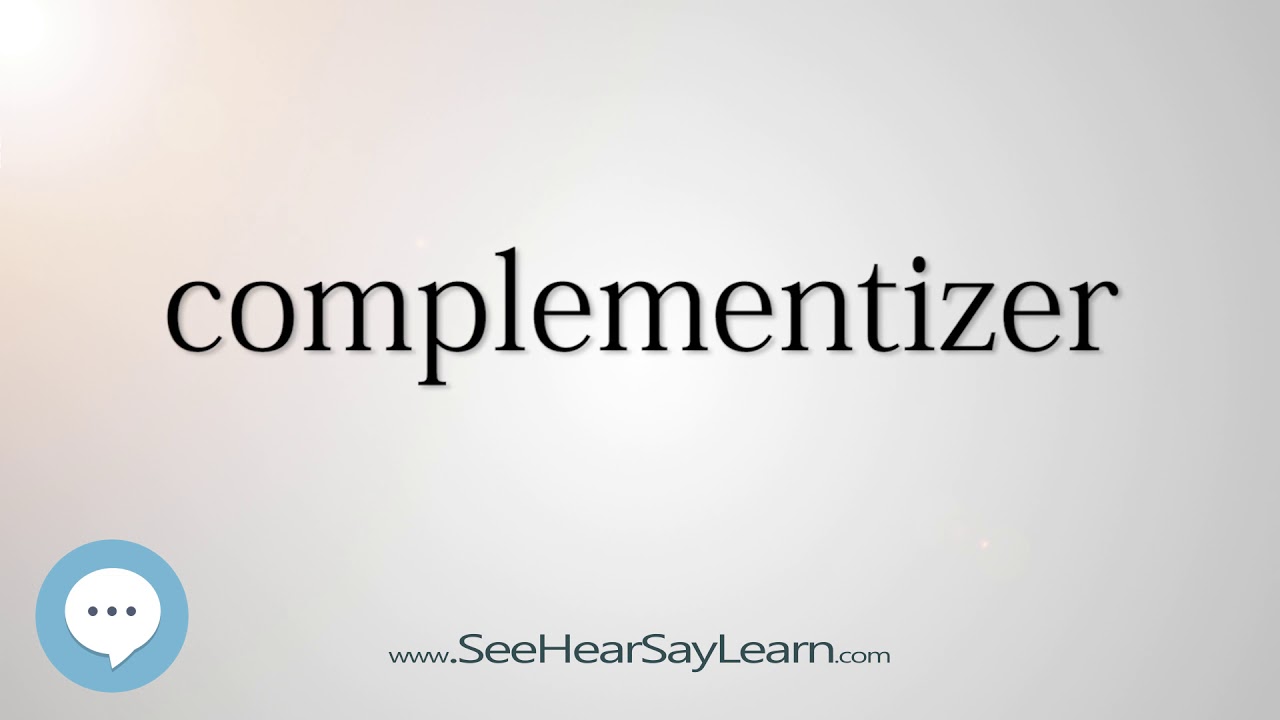 complementizer (Every English Word Pronounced) 📕🔊🗣️😎 - YouTube