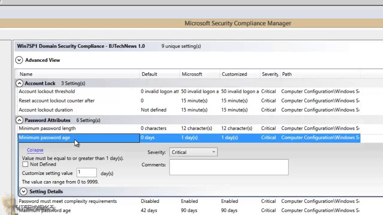 Microsoft SCM - Create a Baseline - YouTube