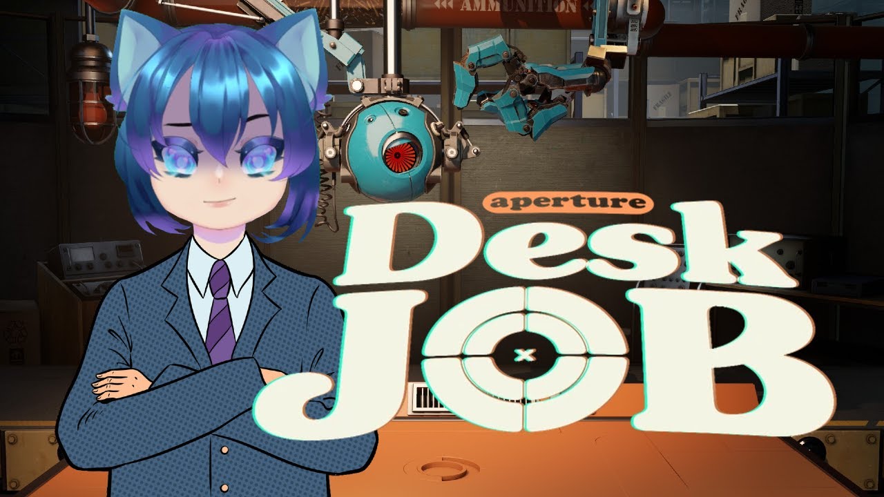 Getting a Job in Aperture Desk Job!! (Full Game) - YouTube