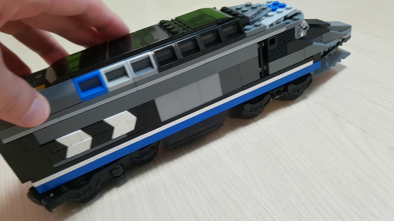 타이판키즈가 직접 만든 레고 TGV(Taipankids MOC Lego TGV Locomotive) - YouTube
