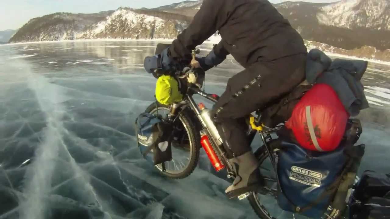 Black Ice: Cycling Lake Baikal (Part2) - YouTube