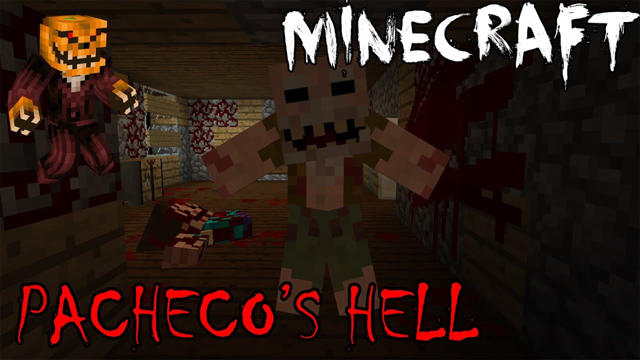 Minecraft Map:บ้านฆาตรกรโรคจิต!! Pacheco's Hell - YouTube