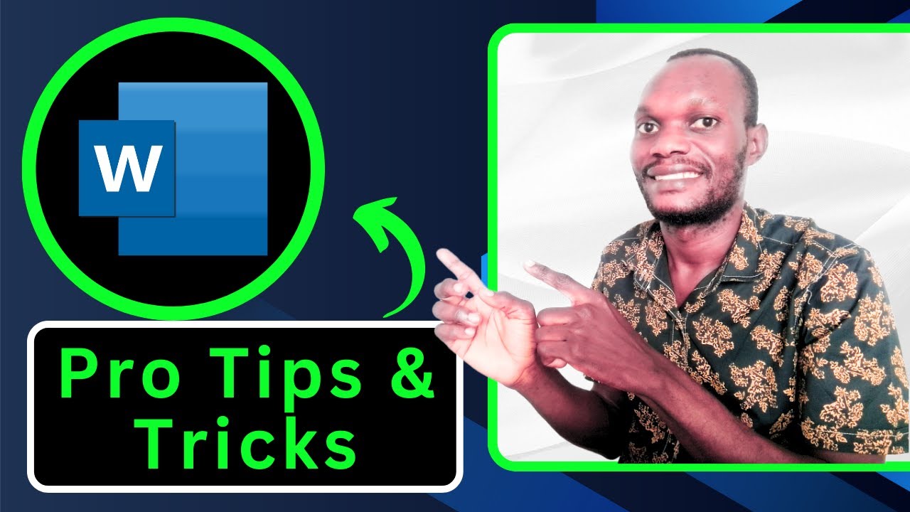 5 Microsoft Word Tips and Tricks [Time saving Pro Tips & Tricks] - YouTube