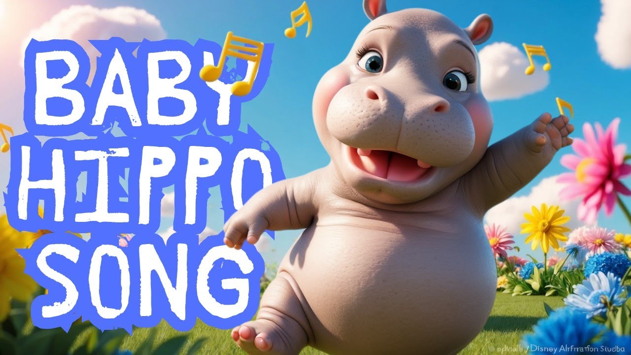 Happy Hippo Song | Fun and Upbeat Kids Music Video for Toddlers - YouTube