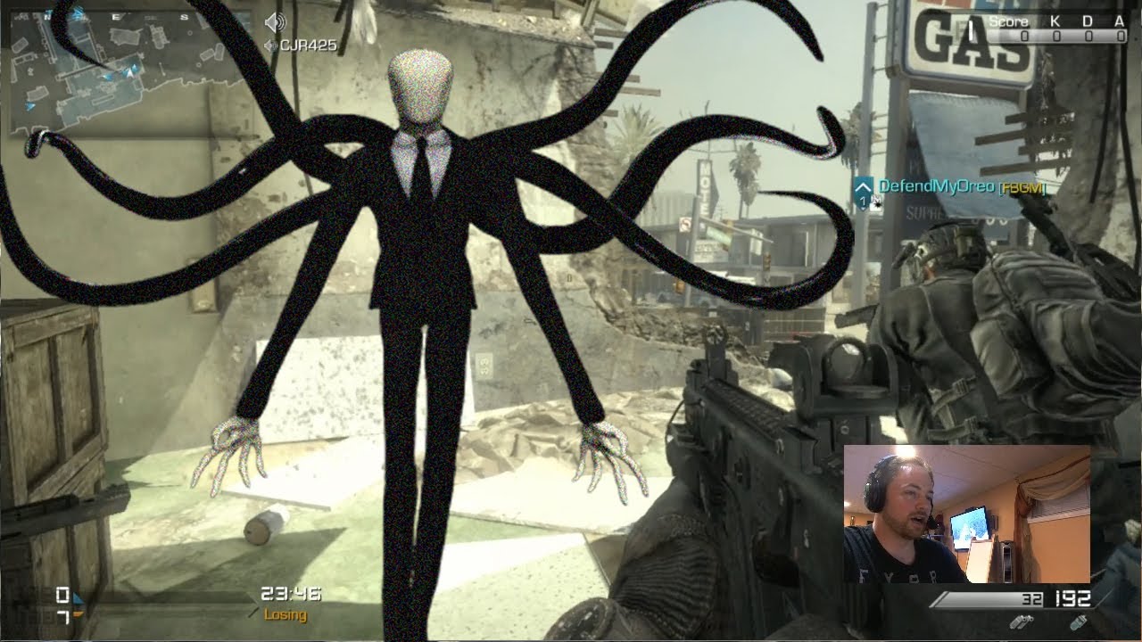 Slenderman in CoD Ghosts! Called Out - YouTube
