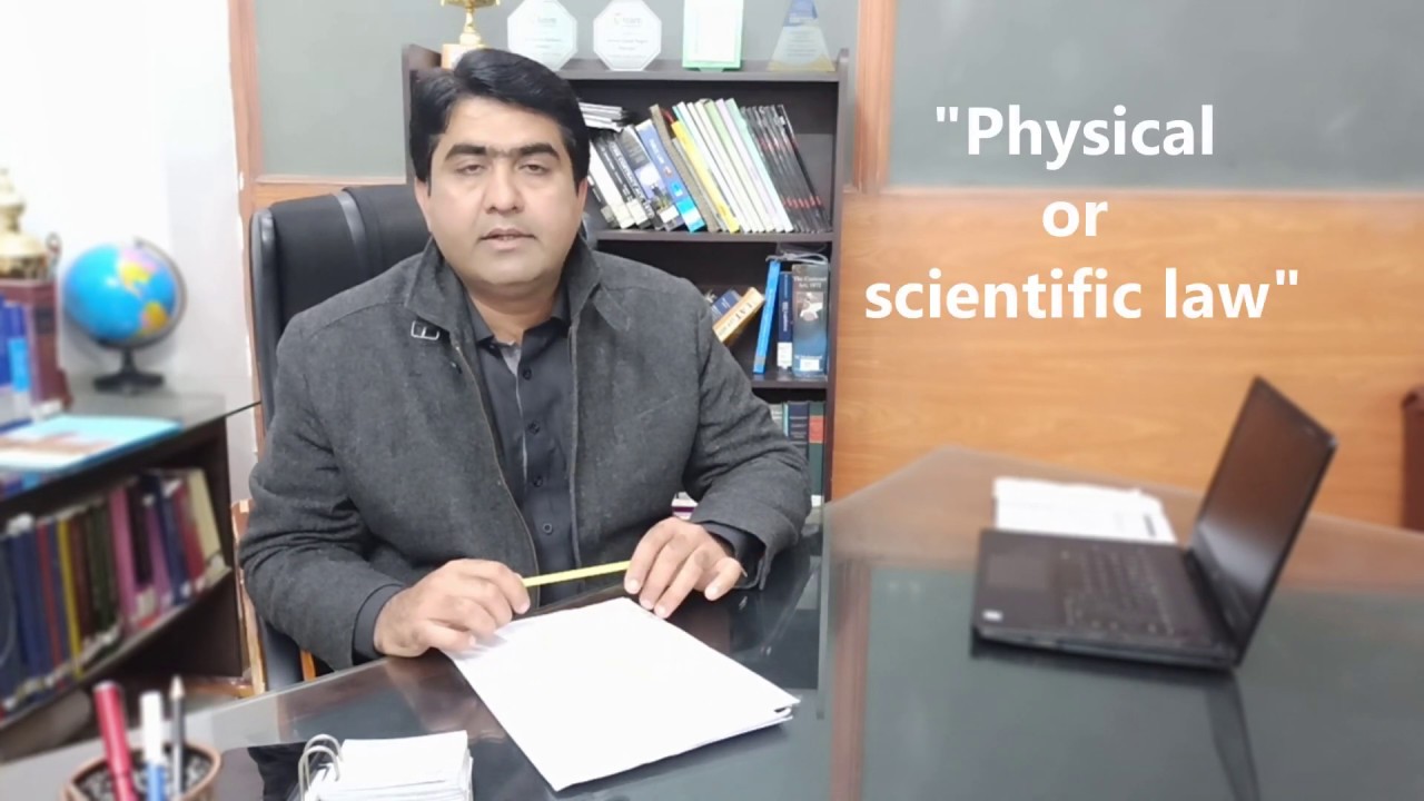 Physical or Scientific law - YouTube