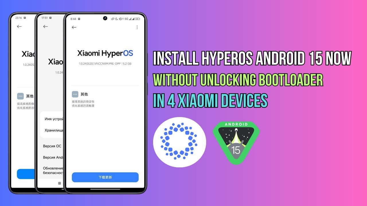 Install HyperOS Android 15 new beta updates now in 4 Xiaomi devices 📱 ...