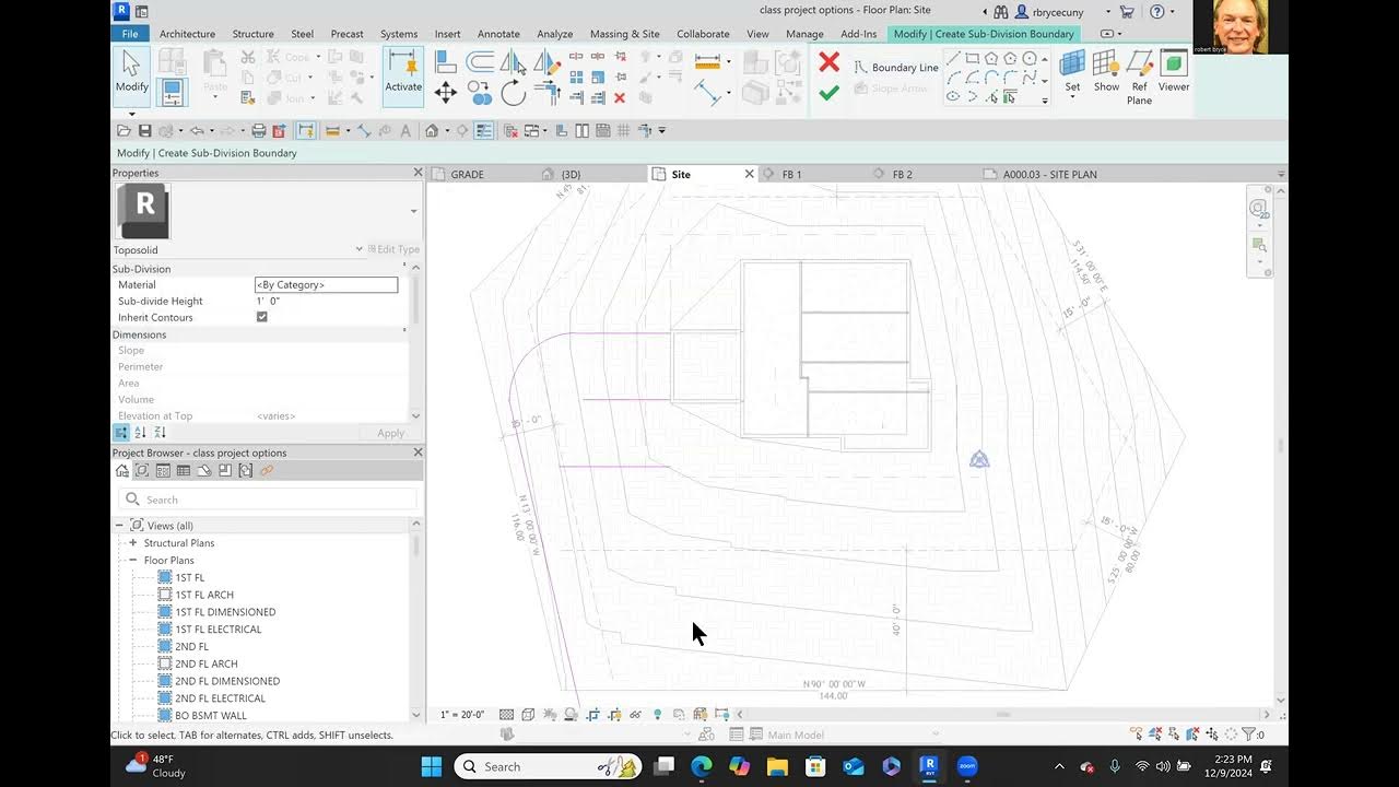 revit. add driveway to toposolid - YouTube