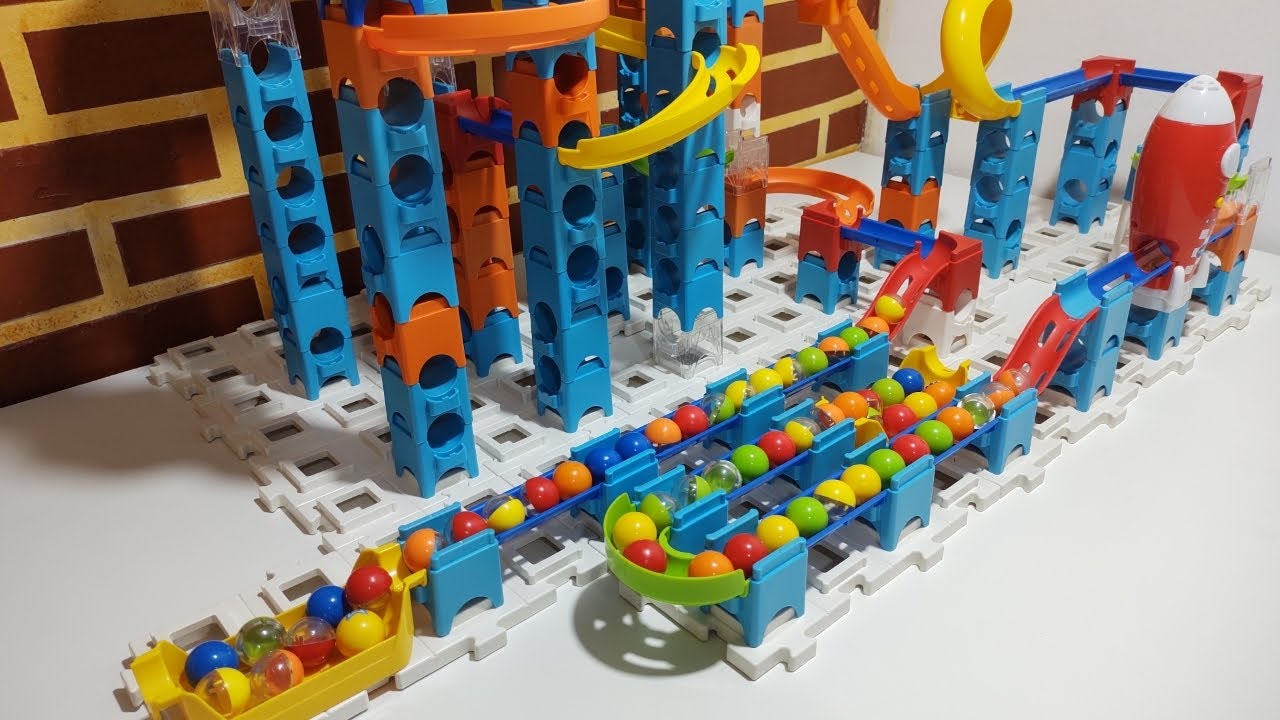 Marble Rush maze with colorful and blinking marbles to help children ...