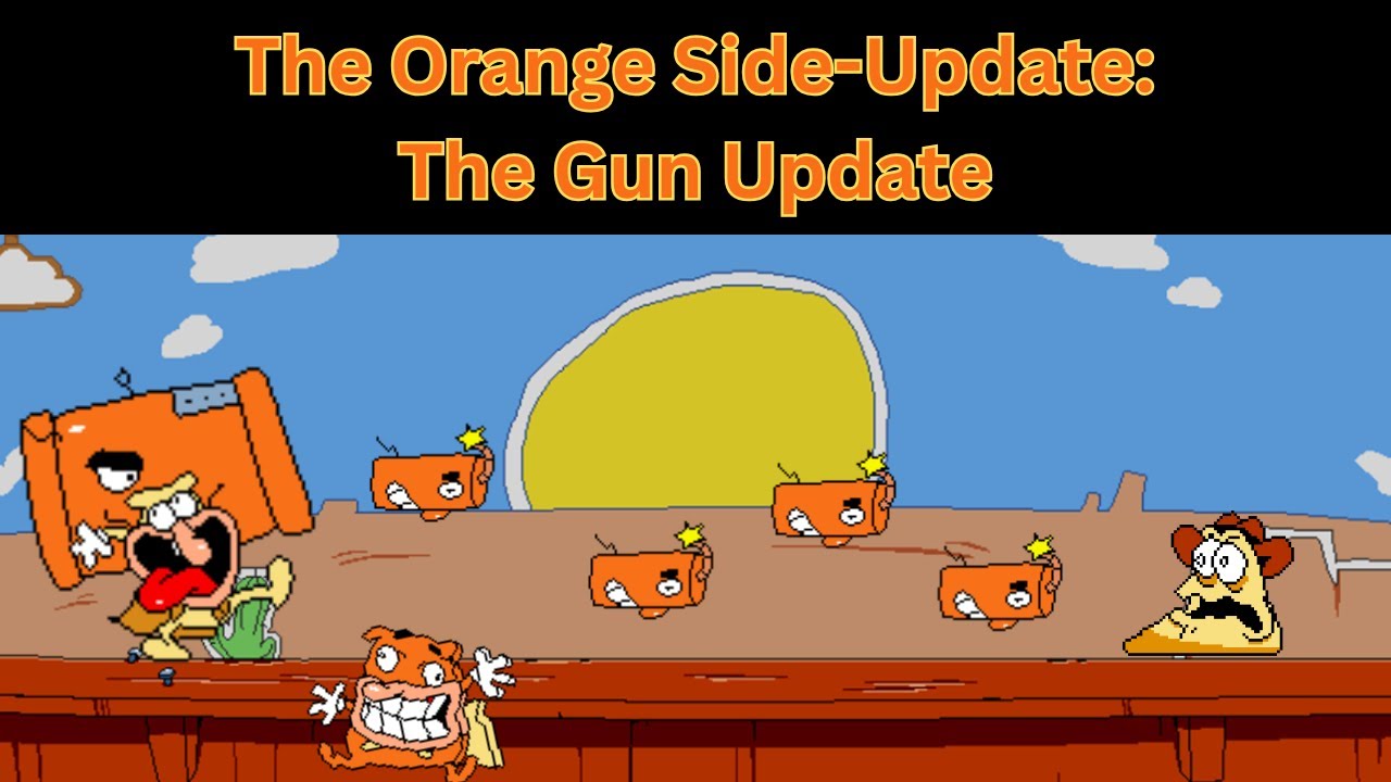 The Orange Side-Update: The Gun Update | Pizza Tower Mods - YouTube