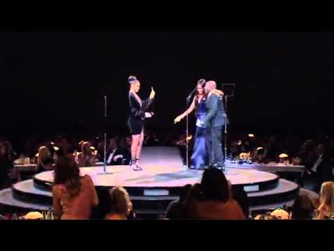 Rihanna & Naomi Campbell presenting Edward Enninful at the British Fashion Award