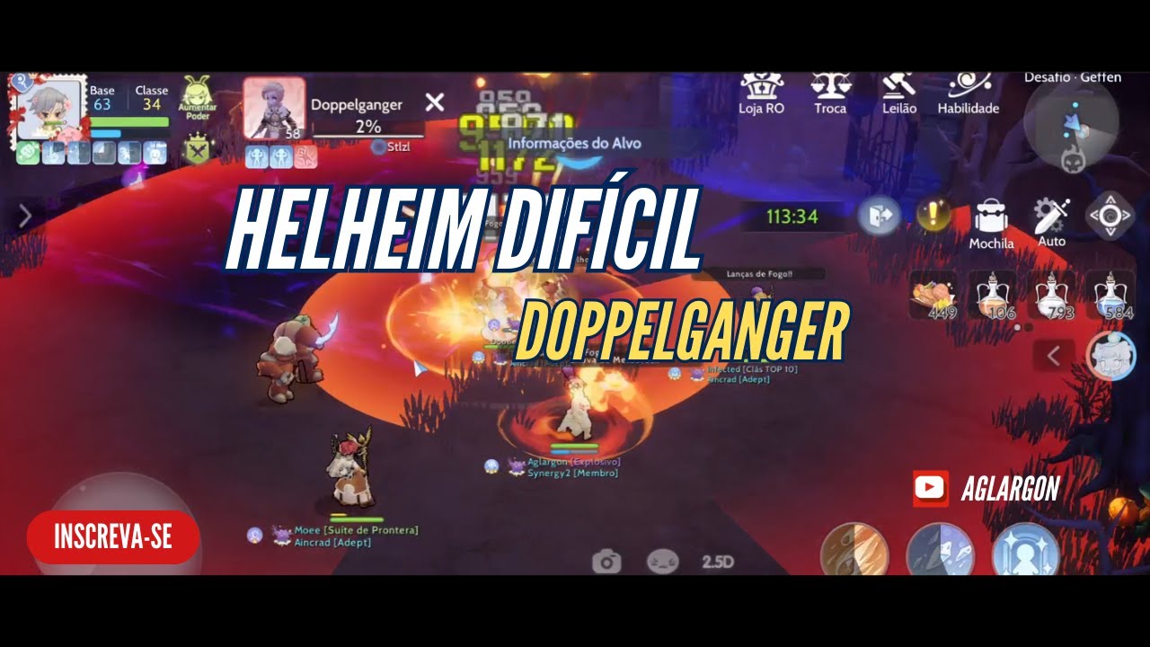 DOPPELGANGER - HELHEIM DIFICIL / RAGNAROK ORIGIN [ROO] - YouTube