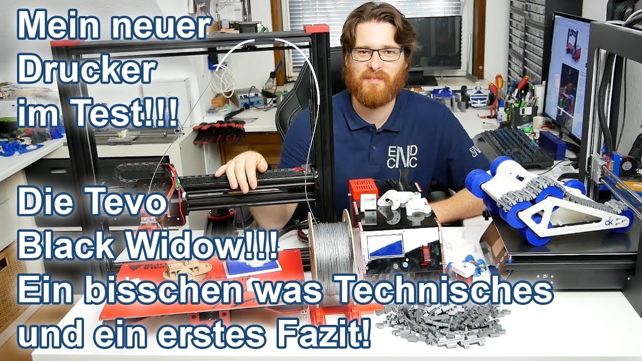 Die Tevo Black Widow im Test!!! Neues Projekt, neuer Drucker!!! - YouTube