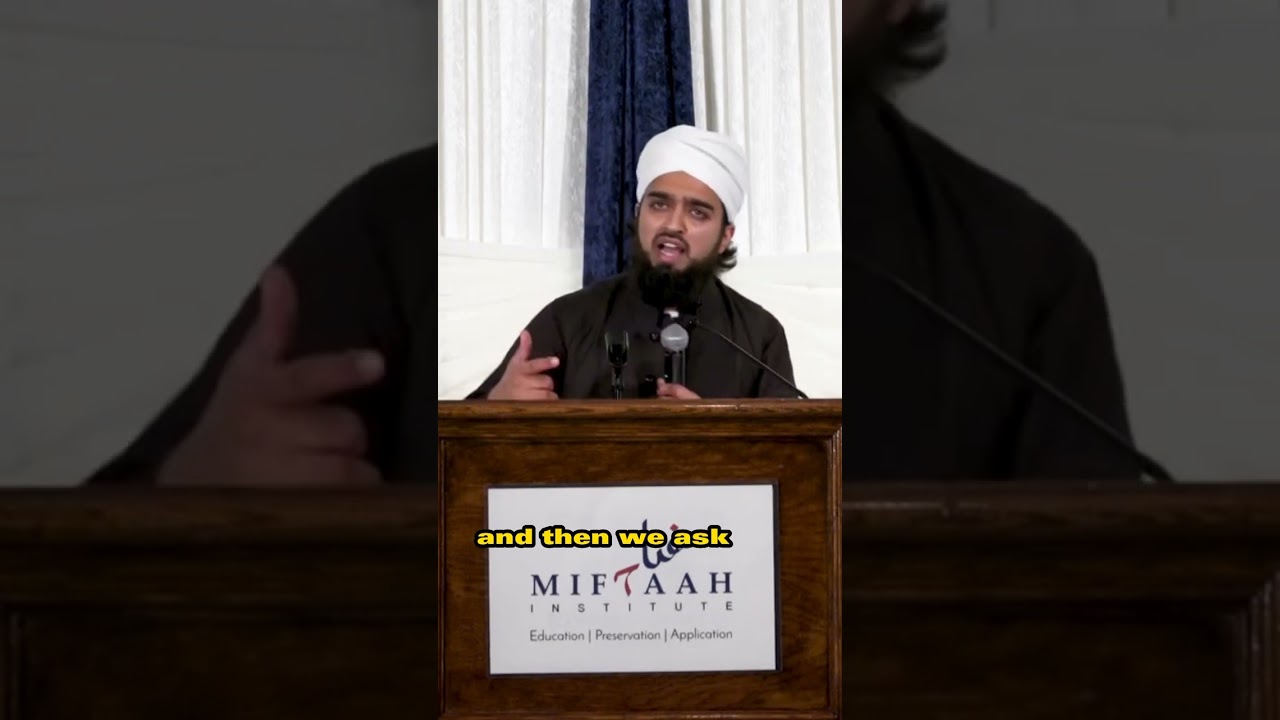 We Are Living A Double Life - Mufti Abdul Rahman Waheed - YouTube