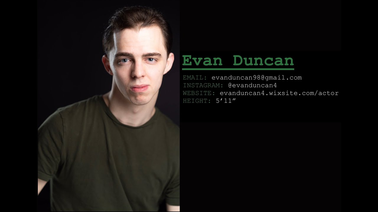 Evan Duncan - Actor Reel - YouTube