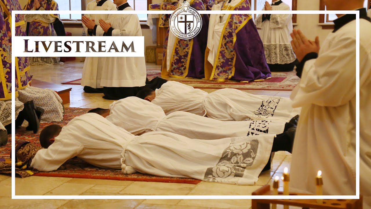 Ordinations to the Subdiaconate - 4/12/25 - YouTube