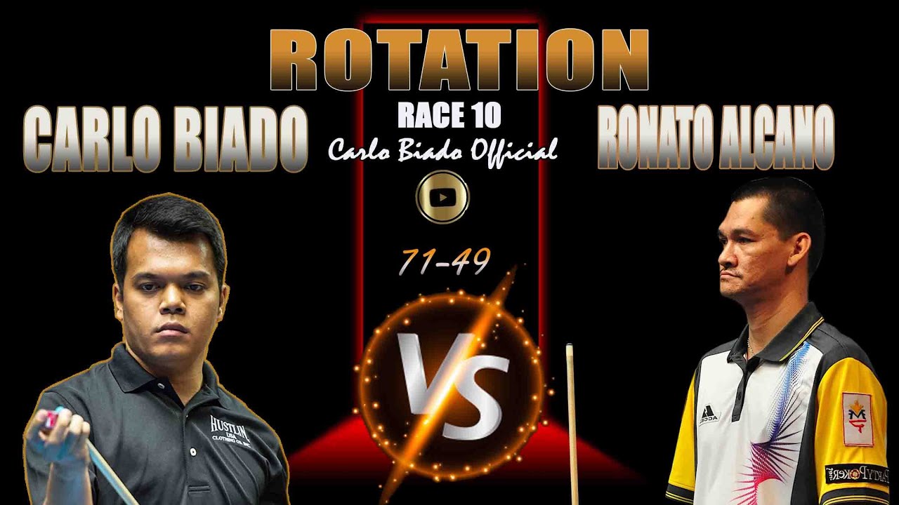 ROTATION | PART 1/2| Carlo Biado VS Ronato Alcano (71-49)| Race 10 ...