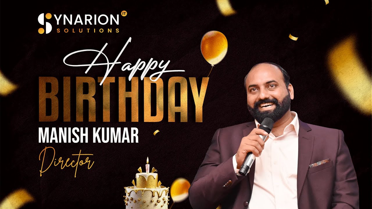 Celebrating Manish Sir's Birthday! 🎉 A Day Full of Surprises! - YouTube