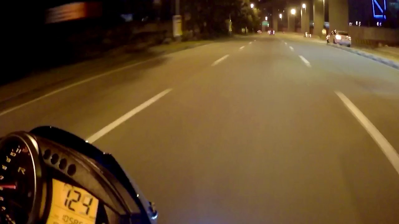 KL Menjerit Jln Duta - Sprint Highway 4 minit on board Kawasaki Z750 ...