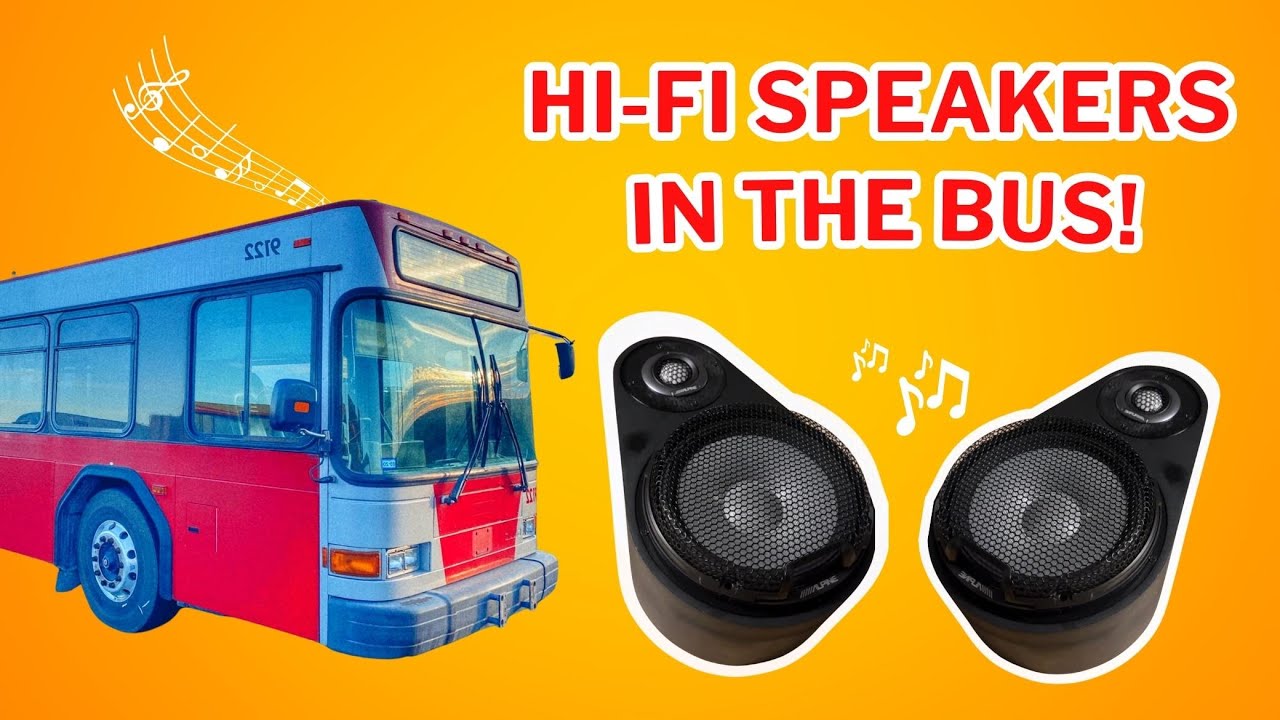 Building And Installing Hi-Fi Speakers In The Bus - YouTube