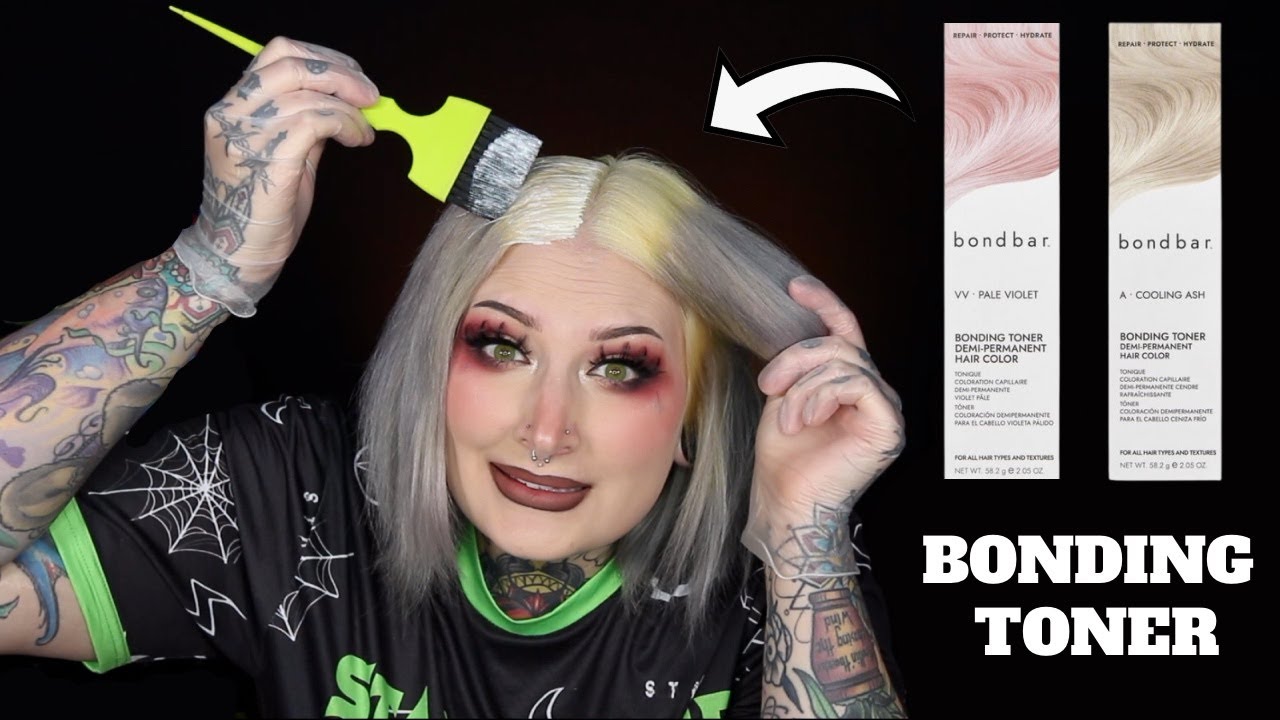 BONDBAR TONERS | VV PALE VIOLET & A COOLING ASH - YouTube