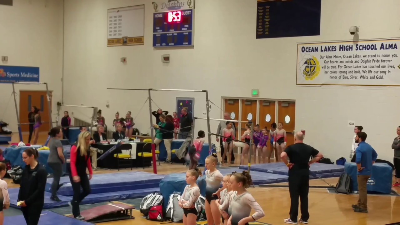 Jaydah Battle Level 8 Bars State Meet Va Beach 9.575 - YouTube