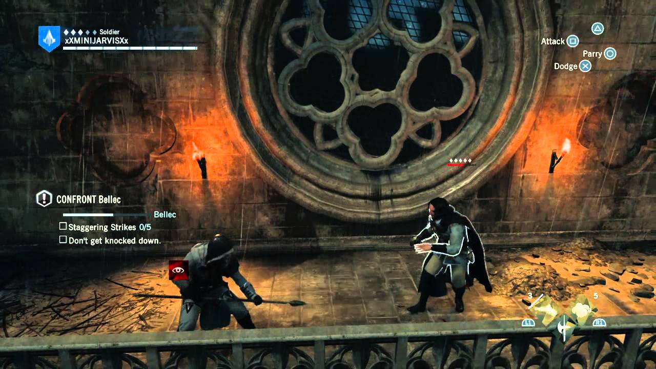 Assassin's Creed Unity Epic Battle - YouTube