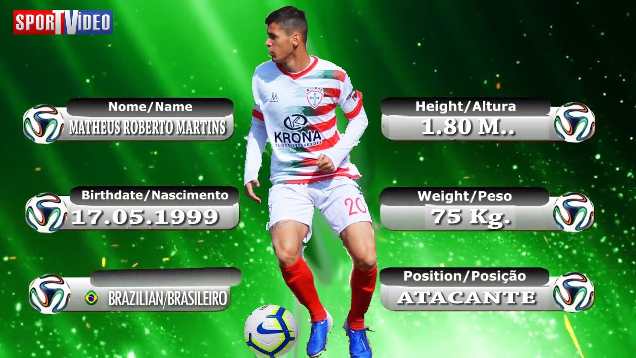 MATHEUS ROBERTO - ATACANTE 1999 - GOLS E JOGADAS. - YouTube