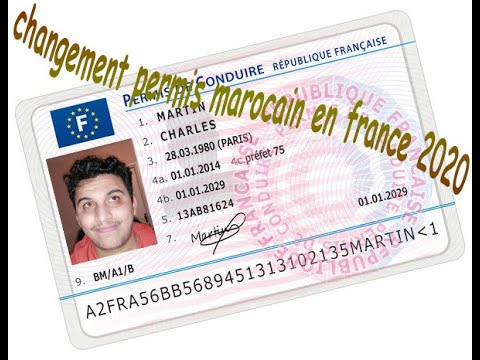 changer le permis marocaine en france / تغيير رخصة السياقة مغربية الى ...