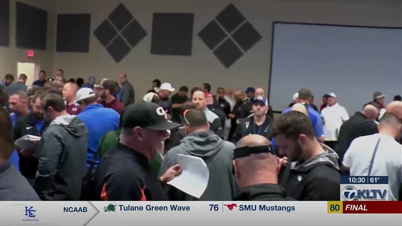 Schools scramble to fill playing schedule after UIL realignment - YouTube