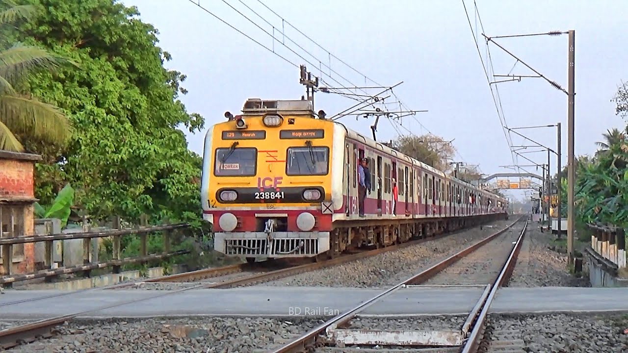 Indian Railways EMU & MEDHA Coaches Local Trains compilation | Eastern ...