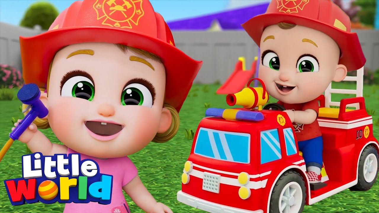 Firefighters to the Rescue! | Kids Cartoons and Nursery Rhymes - YouTube