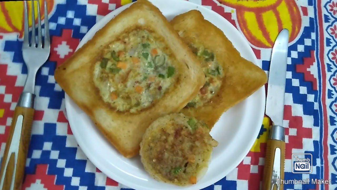 Yummy Bread Omlate/ 3 Diffrents Style - YouTube